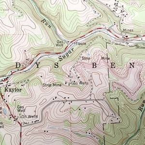 Antique Chicora, Pennsylvania 1964 US Geological Survey Topographic Map ...