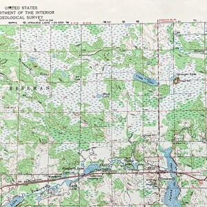Antique Cromwell, Minnesota 1961 US Geological Survey Topographic Map ...