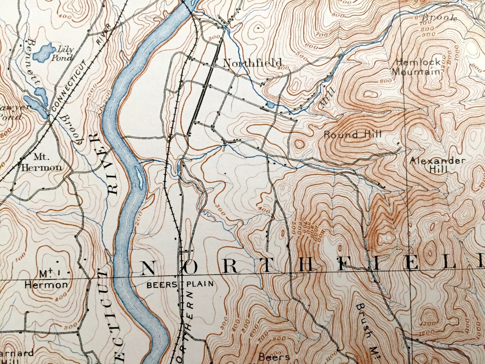 Antique Warwick Massachusetts 1935 US Geological Survey | Etsy