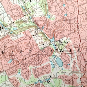 Antique Malvern, Pennsylvania 1999 US Geological Survey Topographic Map ...