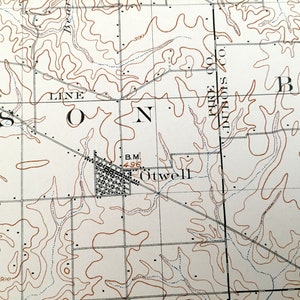 Antique Velpen, Indiana 1903 US Geological Survey Topographic Map ...