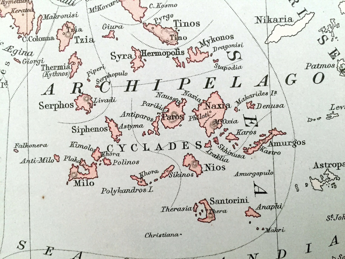 Antique 1888 Turkey in Europe Map From A & C Black's World - Etsy