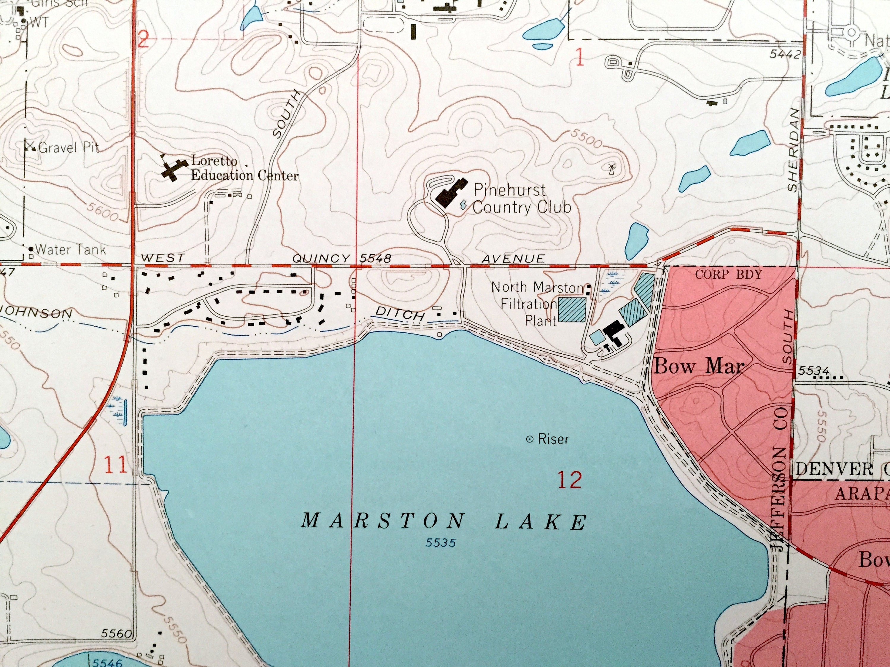 Antique Fort Logan Colorado 1965 US Geological Survey - Etsy