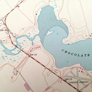 Antique Port Lavaca, Texas 1952 US Geological Survey Topographic Map ...