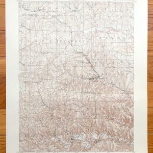 Antique Salineville, Ohio 1905 US Geological Survey Topographic Map ...