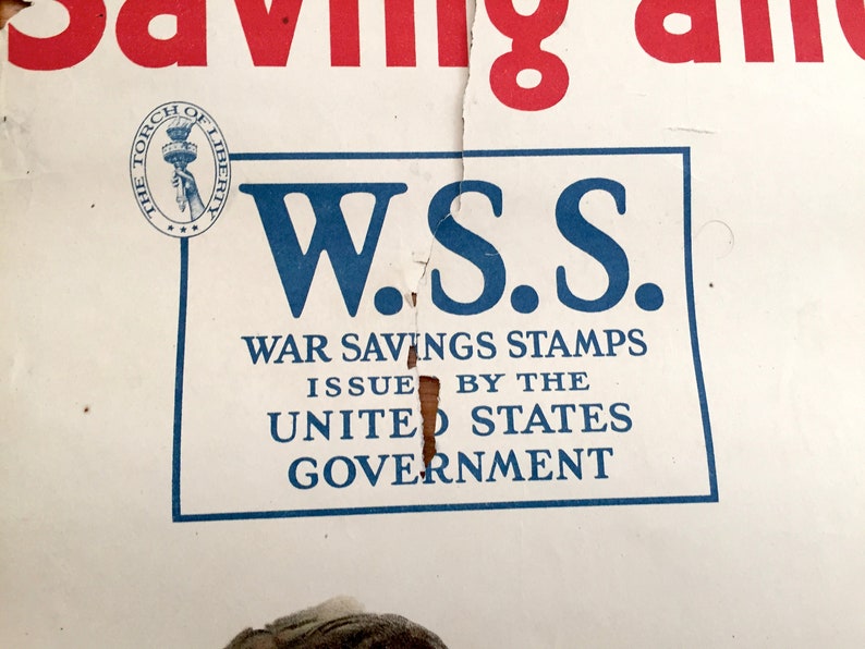 Original 1918 Help Him Win by Saving and Serving WWI Poster – Buy ...