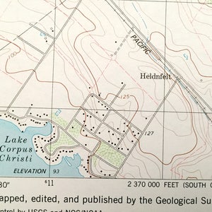 Antique Tynan, Texas 1979 US Geological Survey Topographic Map ...
