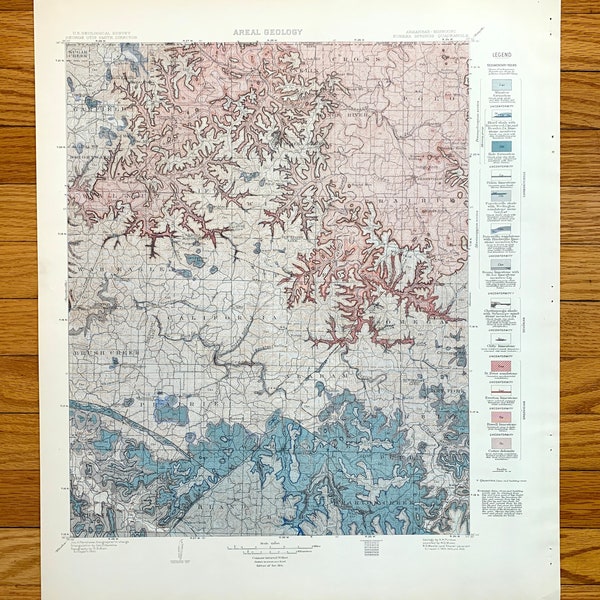 Old Map of Berryville - Etsy