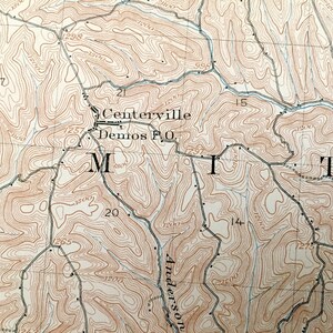 Antique Clarington, Ohio 1905 US Geological Survey Topographic Map ...