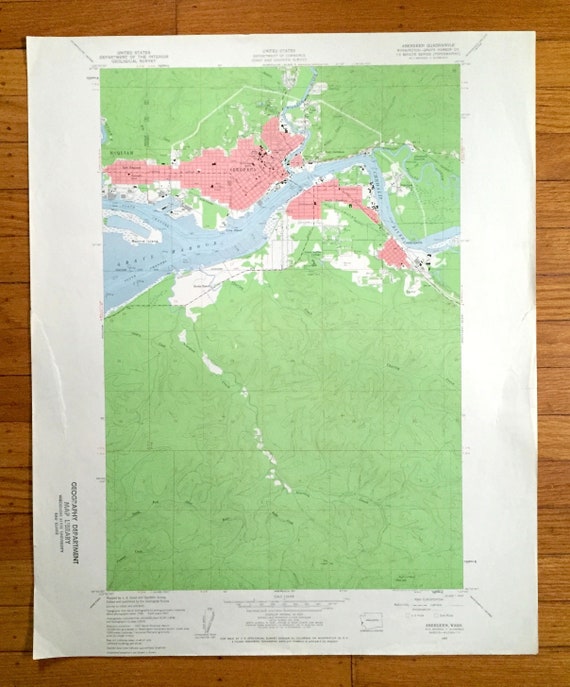 Aberdeen Washington Map