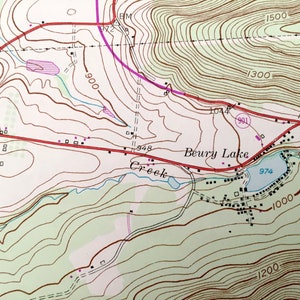 Antique Tremont, Pennsylvania 1954 US Geological Survey Topographic Map ...