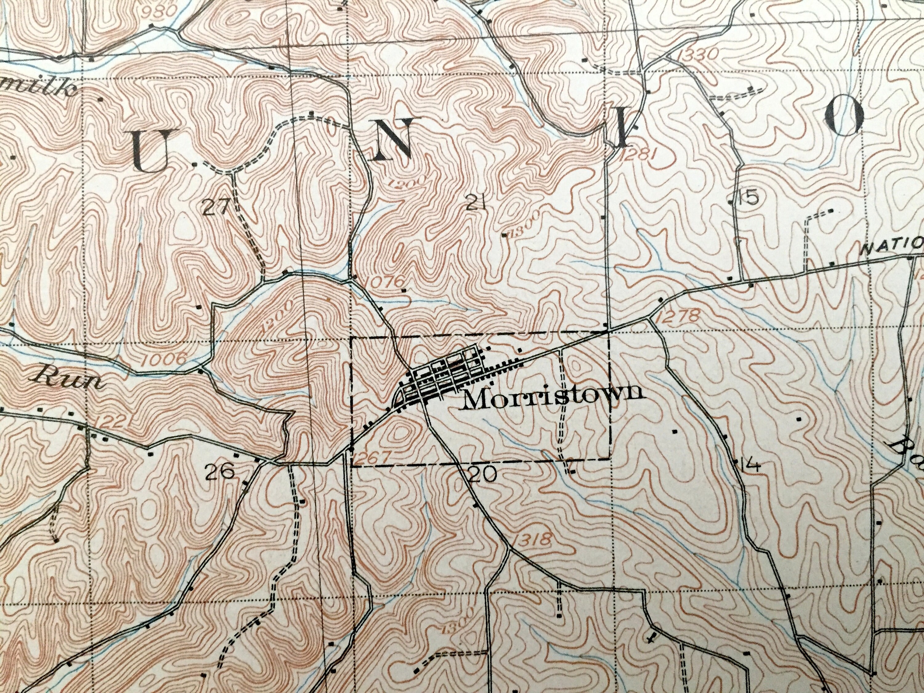 Antique Flushing Ohio 1905 US Geological Survey Topographic | Etsy