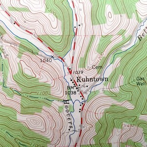Antique Holbrook, Pennsylvania 1964 US Geological Survey Topographic ...
