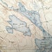 Antique Nicatous Lake, Maine 1934 US Geological Survey Topographic Map ...