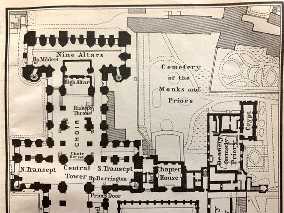 Durham Cathedral Plan