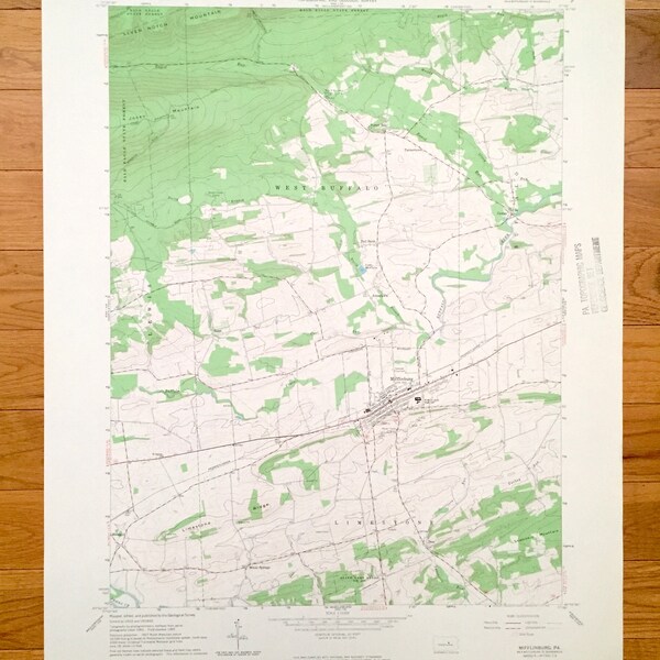 Limestone Pa Map - Etsy
