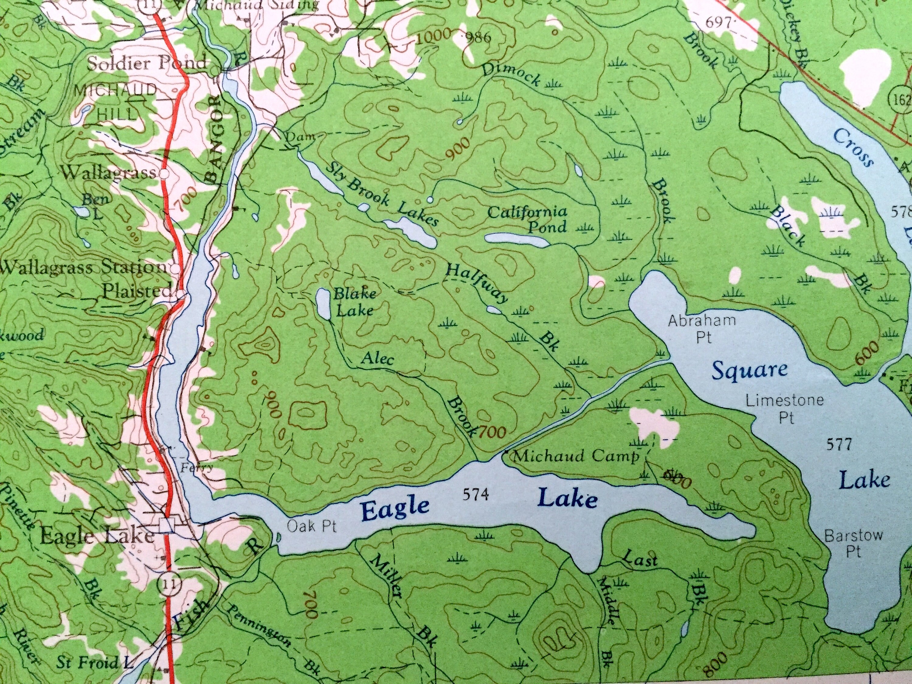 Antique Edmundston New Brunswick 1962 US Geological Survey - Etsy