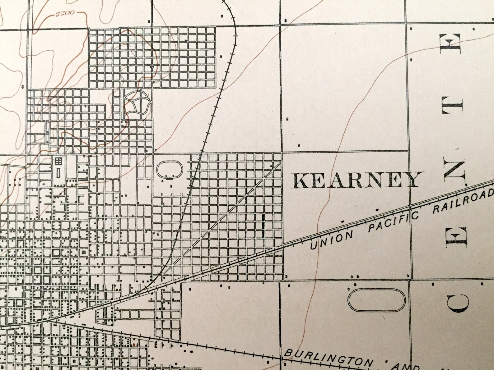 Antique Kearney Nebraska 1894 US Geological Survey | Etsy