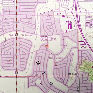 Antique Romoland, California 1953 US Geological Survey Topographic Map ...