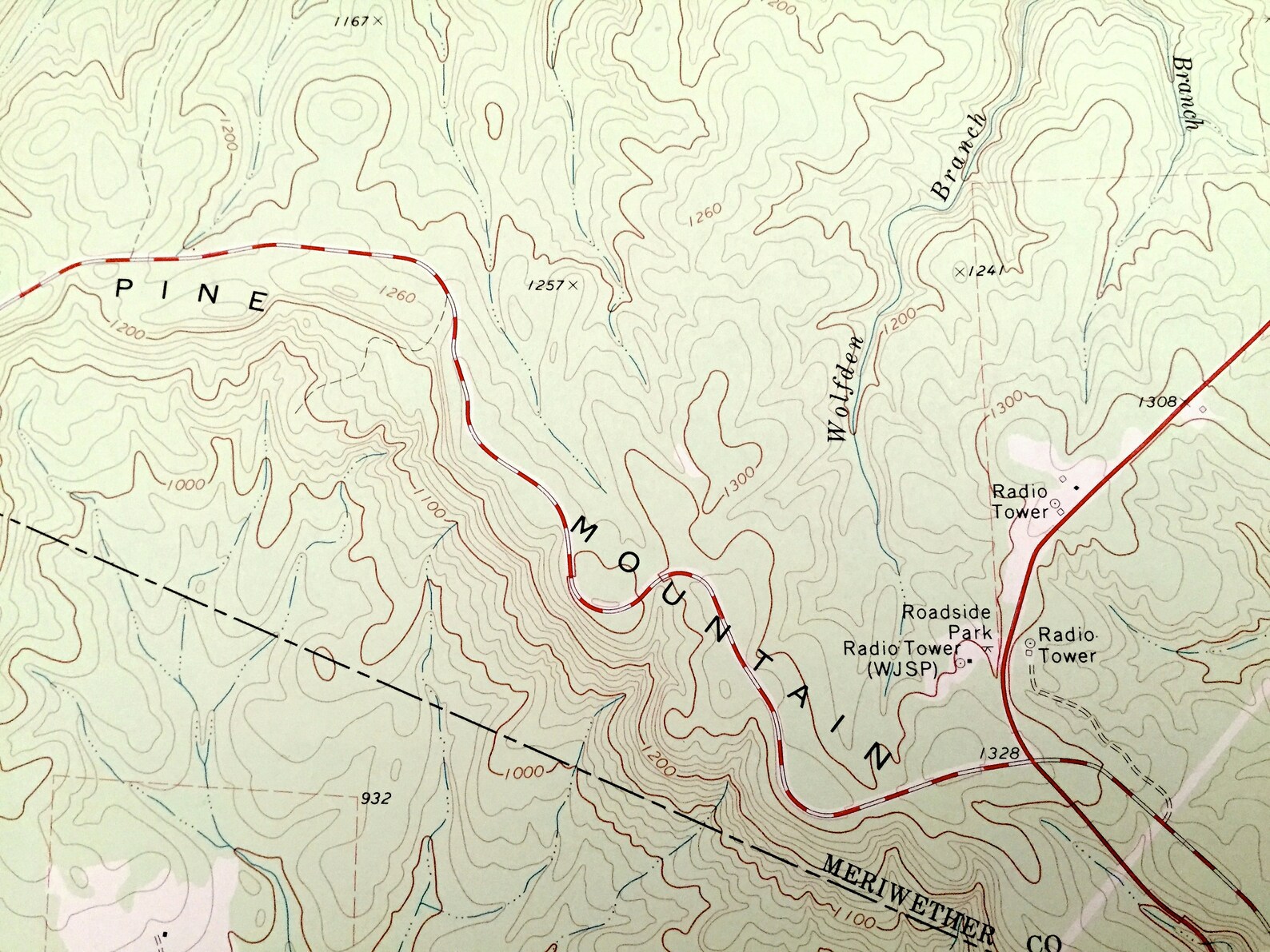 Antique Shiloh Georgia 1971 US Geological Survey Topographic - Etsy España