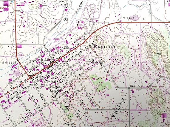 Map Of Ramona California