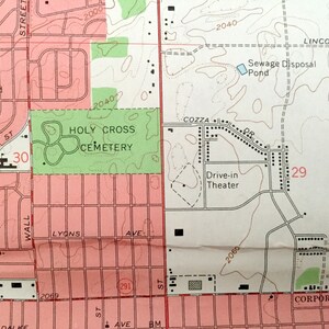 Antique Spokane, Washington 1963 Geological Survey Map – Country Homes ...