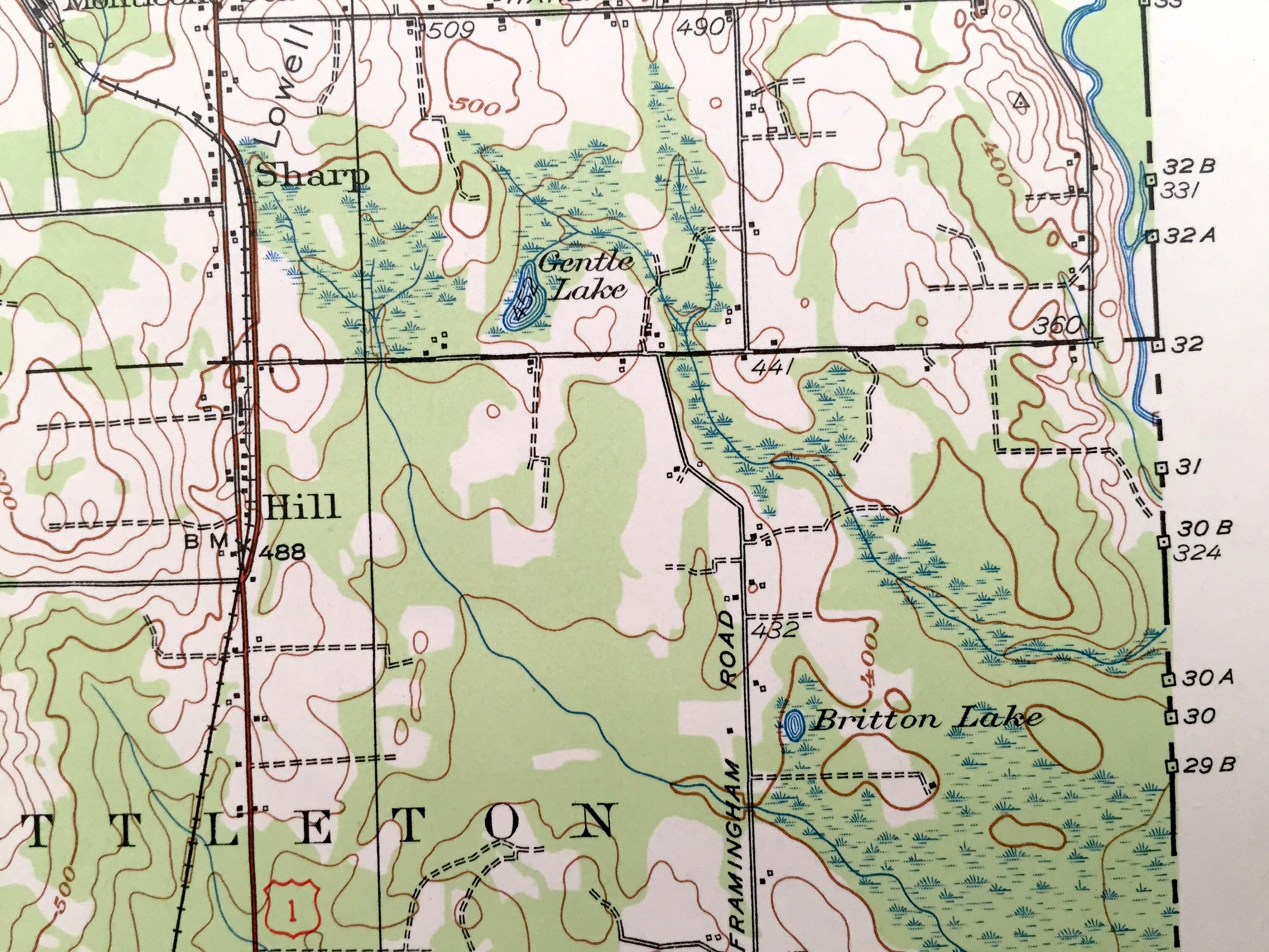 Antique Bridgewater Maine 1951 US Geological Survey - Etsy