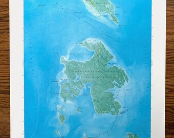Tangier Sound Map - Etsy