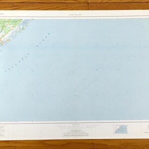 Antique James Island, South Carolina 1969 US Geological Survey ...
