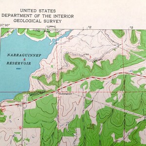 Antique Dolores West, Colorado 1965 US Geological Survey Topographic ...