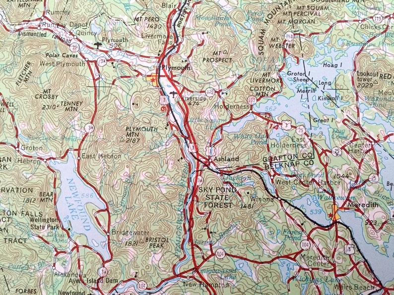 Antique Portland, Maine 1956 US Geological Survey Topographic Map ...