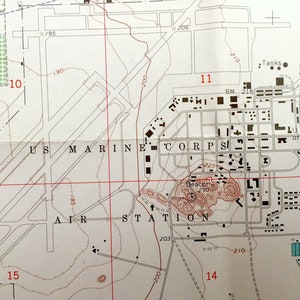 Antique Yuma, Arizona & CA 1965 US Geological Survey Topographic Map ...