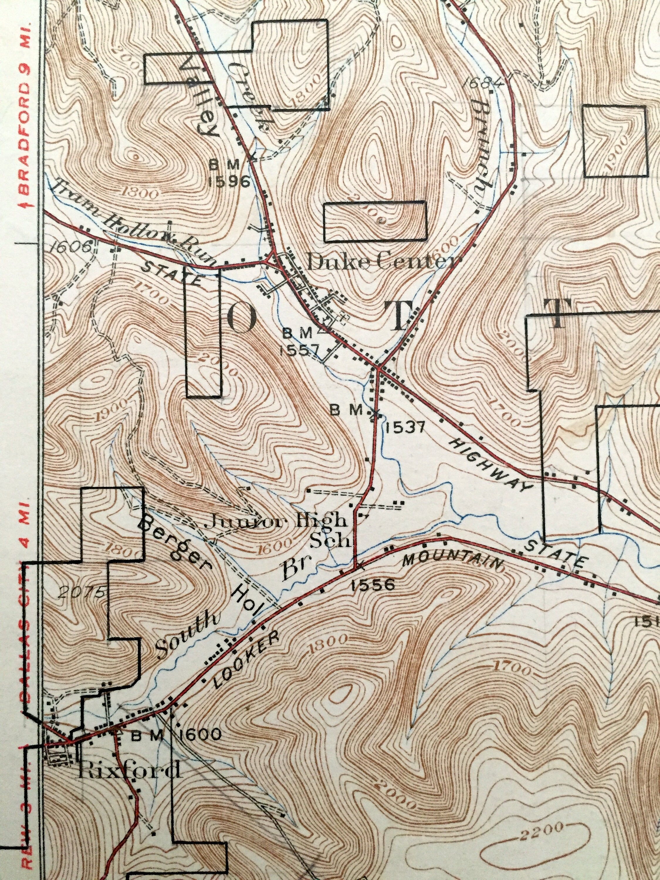 Antique Smethport Pennsylvania 1937 US Geological Survey | Etsy