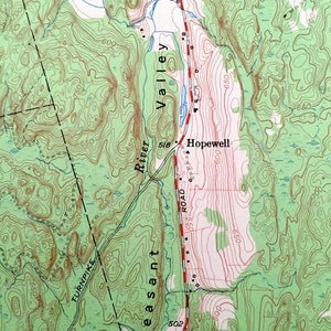 Antique Botsford, Connecticut 1959 US Geological Survey Topographic Map ...