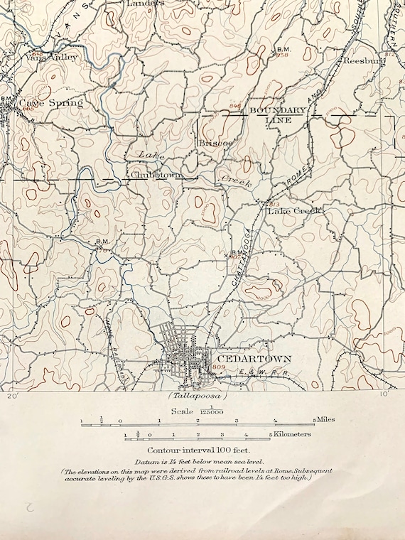 Rome Georgia Old Maps