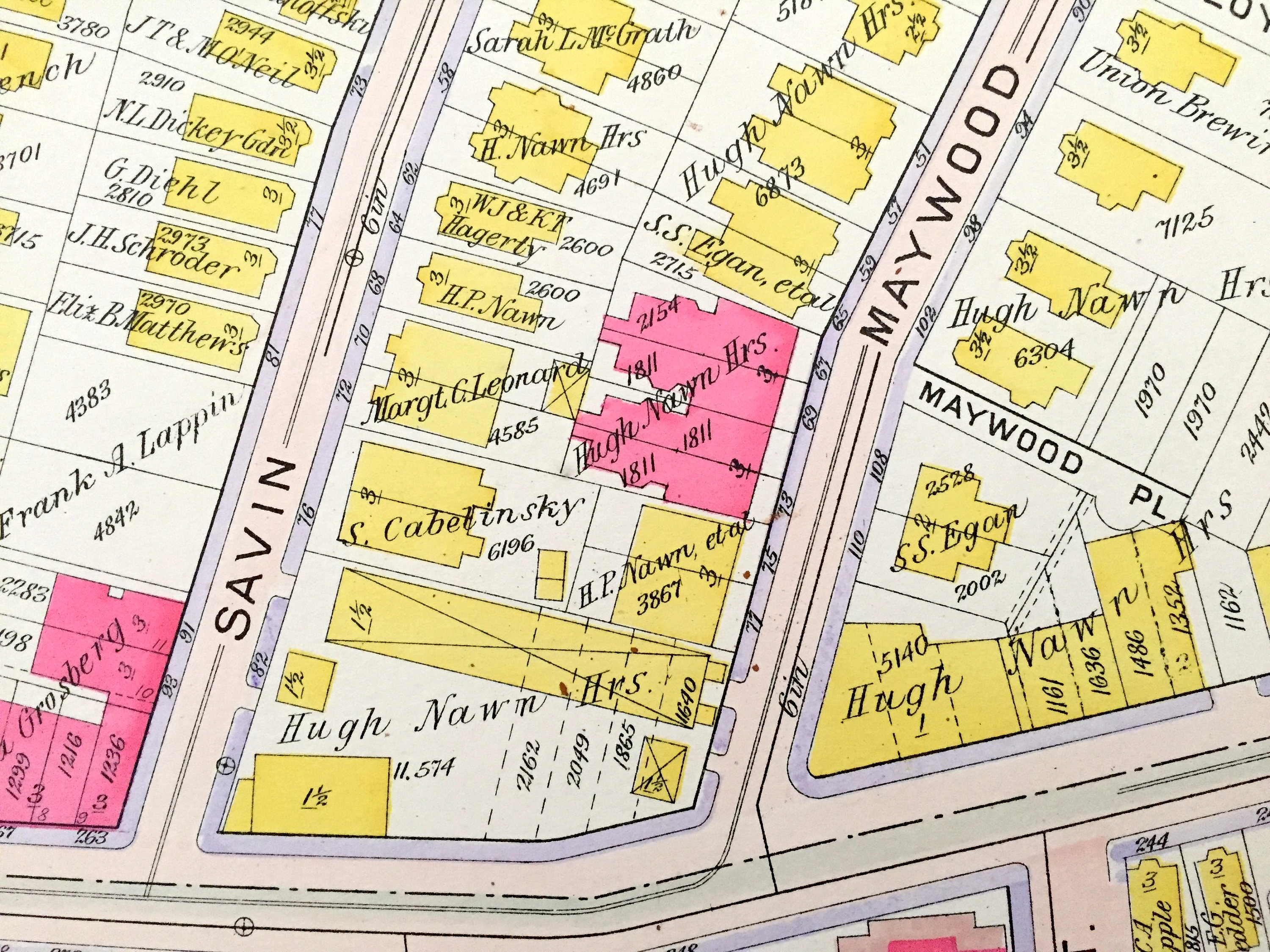 Antique 1906 Roxbury Massachusetts Map From GW Bromley Atlas | Etsy
