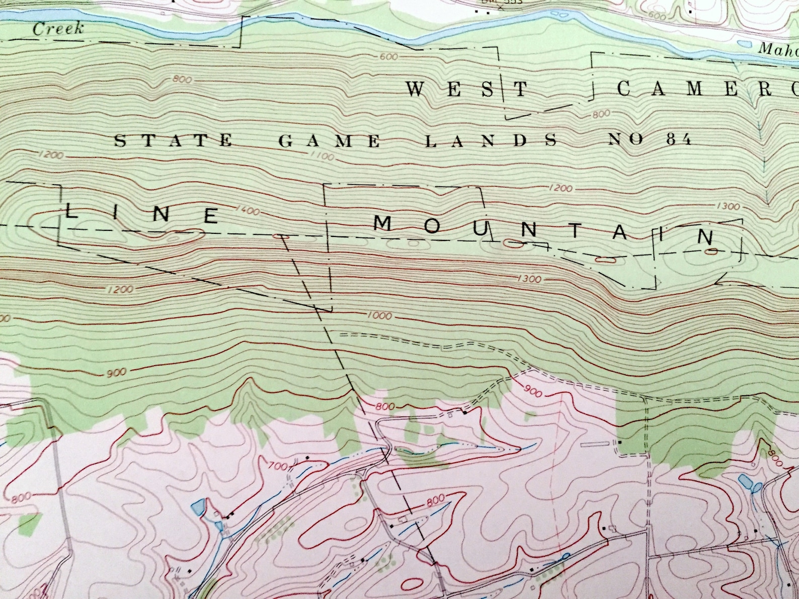 Antique Klingerstown, Pennsylvania 1969 US Geological Survey ...