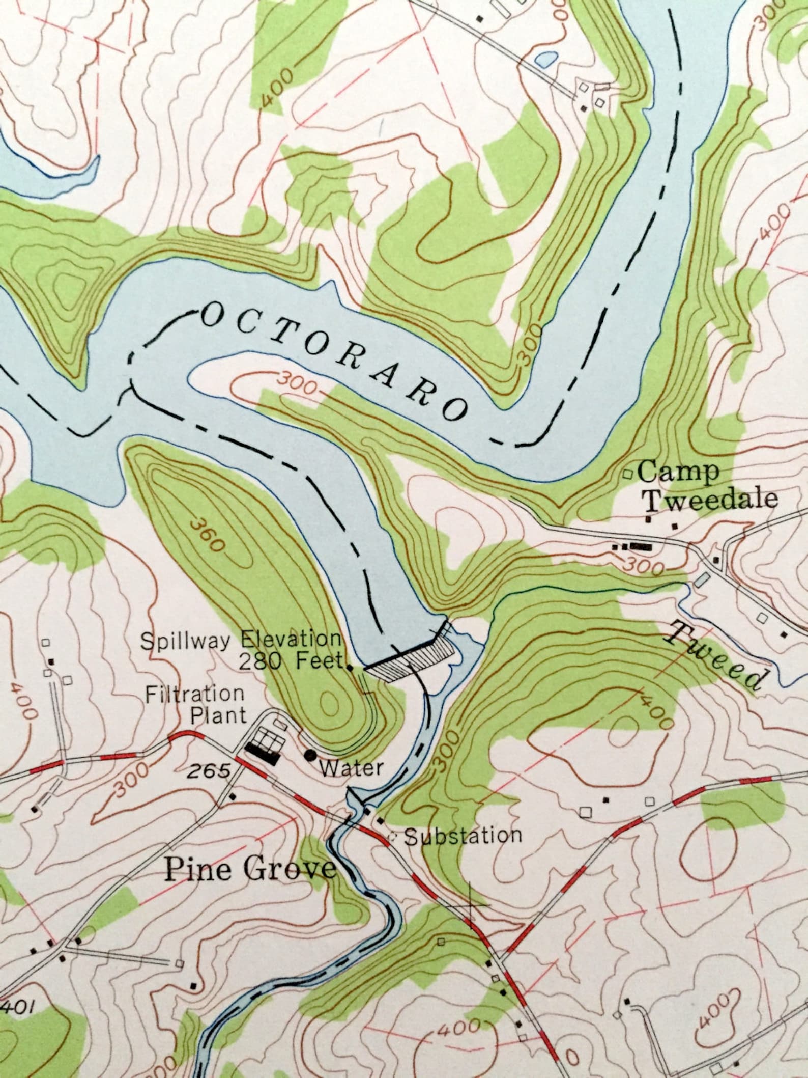 Antique Kirkwood Pennsylvania 1955 US Geological Survey | Etsy