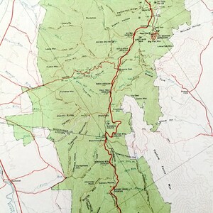 Antique Shenandoah National Park Virginia 1969 Geological - Etsy