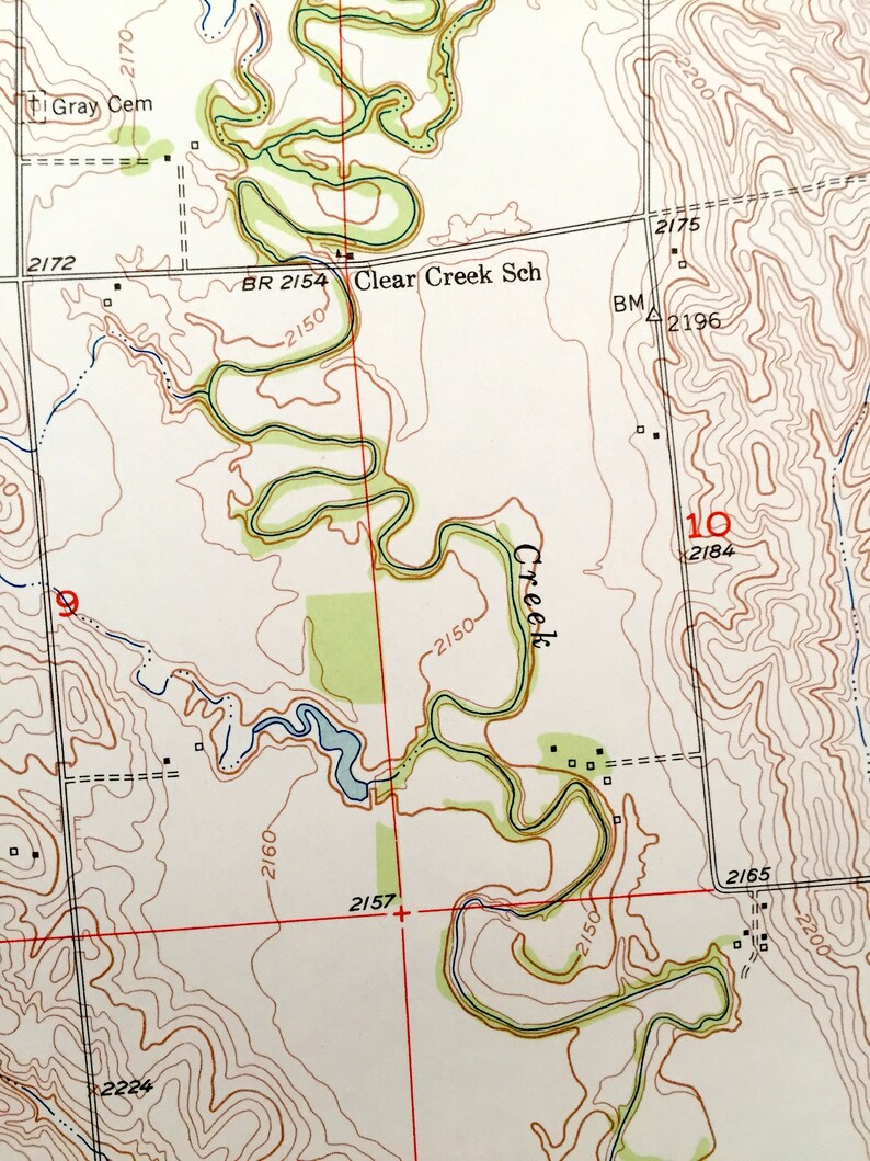 Antique Litchfield Nebraska 1951 US Geological Survey - Etsy
