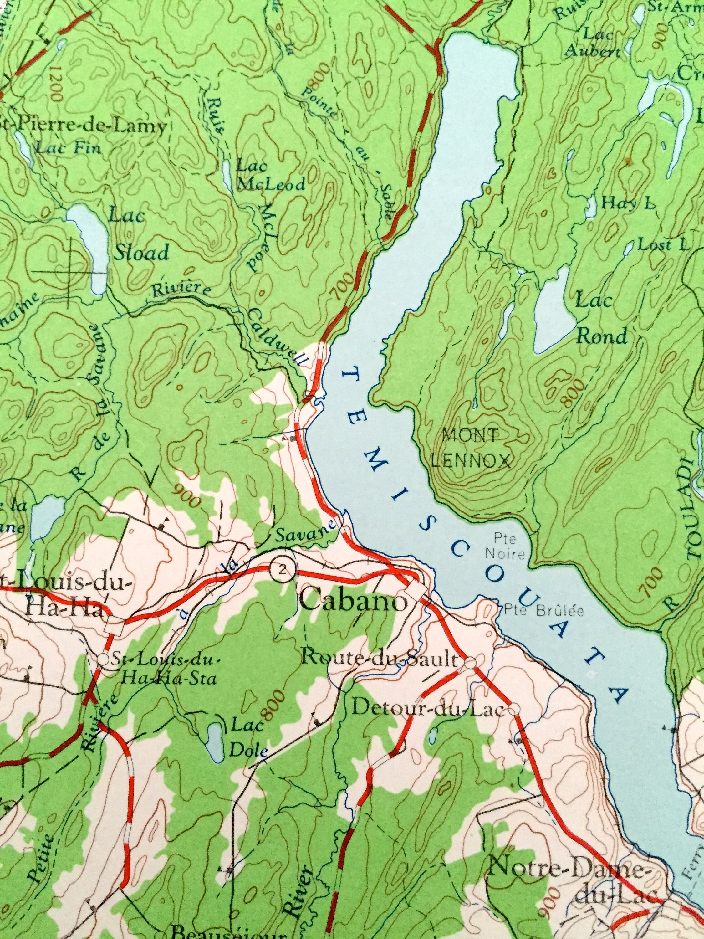 Antique Edmundston New Brunswick 1962 US Geological Survey - Etsy