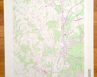 1887 Town Map of Indiana County Pennsylvania - Etsy