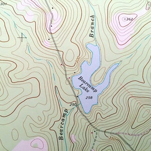 Antique Irwinton, Georgia 1973 US Geological Survey Topographic Map ...