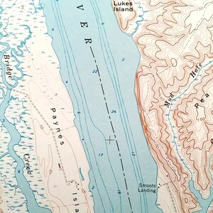 Antique Champlain, Virginia 1968 US Geological Survey Topographic Map ...