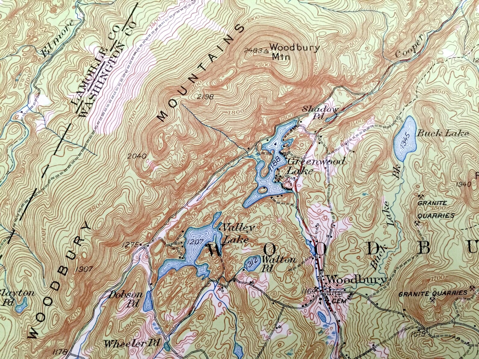 Antique Plainfield Vermont 1953 US Geological Survey | Etsy