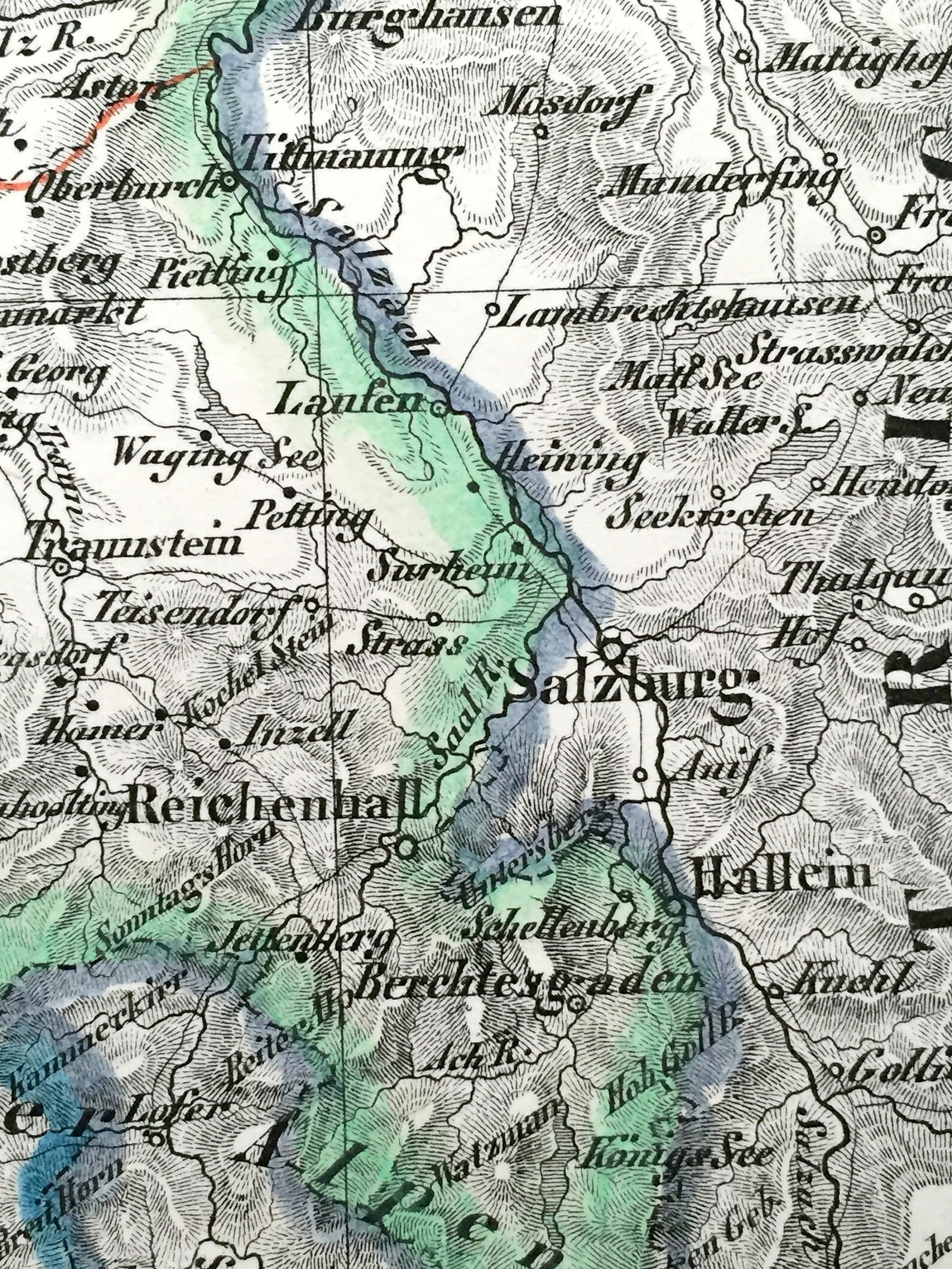 Antique 1835 Ancient Germany Map From JG Heck's Atlas - Etsy