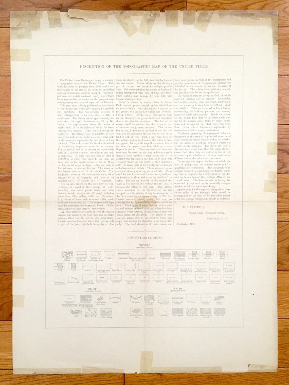 Antique Yuma, Arizona 1905 US Geological Survey Topographic Map ...