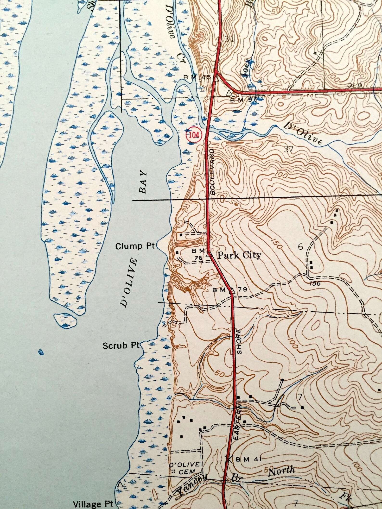 Antique Bridgehead, Alabama 1943 US Geological Survey Topographic Map ...