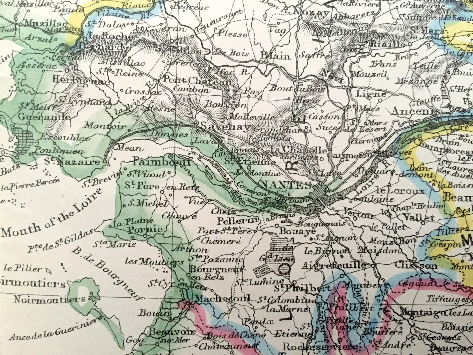 Antique 1863 France Map by Lowry & Weekly Dispatch – Paris, Versailles ...