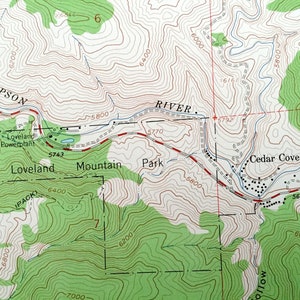 Antique Drake, Colorado 1962 US Geological Survey Topographic Map ...